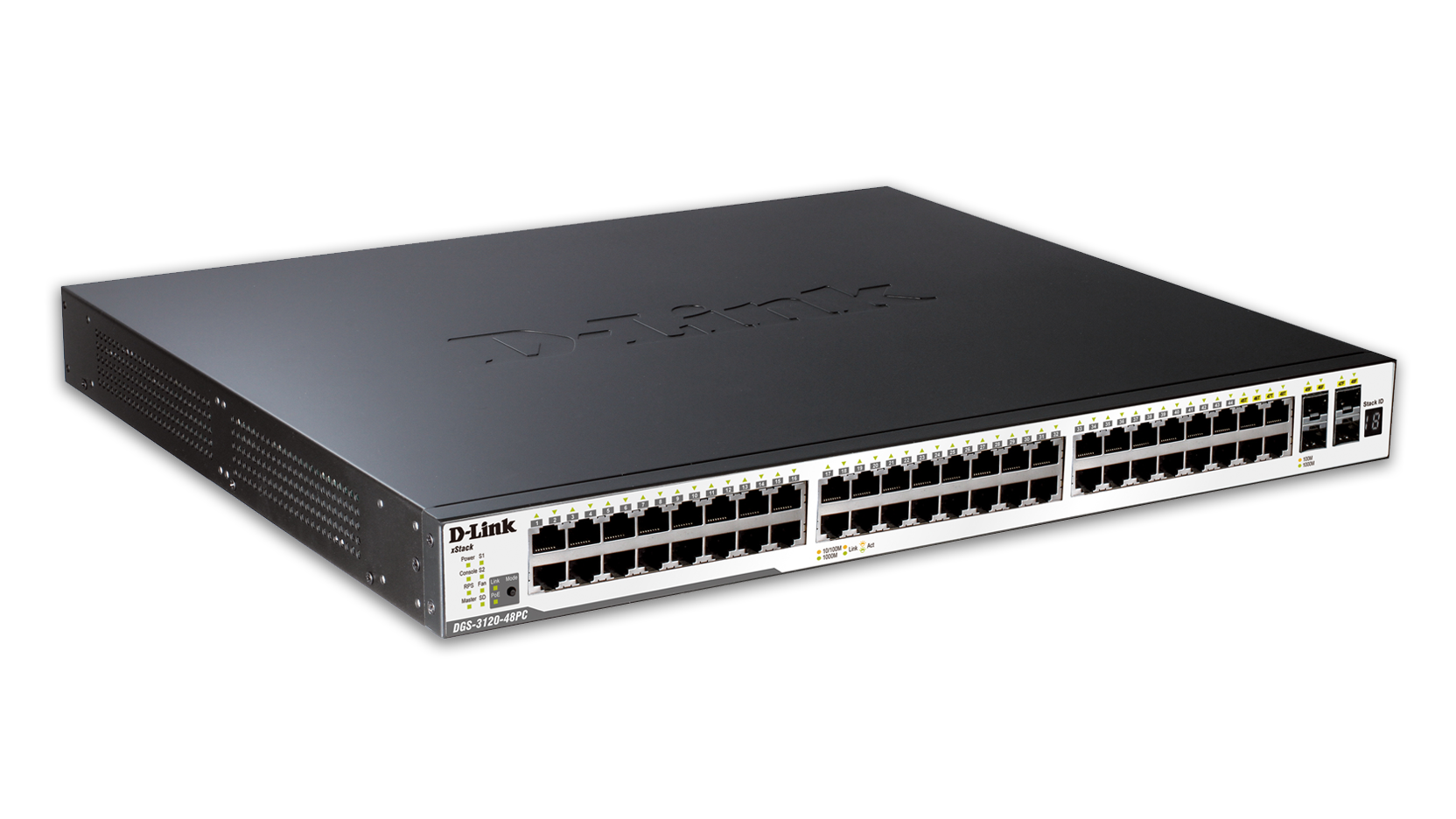 48 Port Managed Gigabit Stackable L2 PoE Switch Including 4 Combo SFP