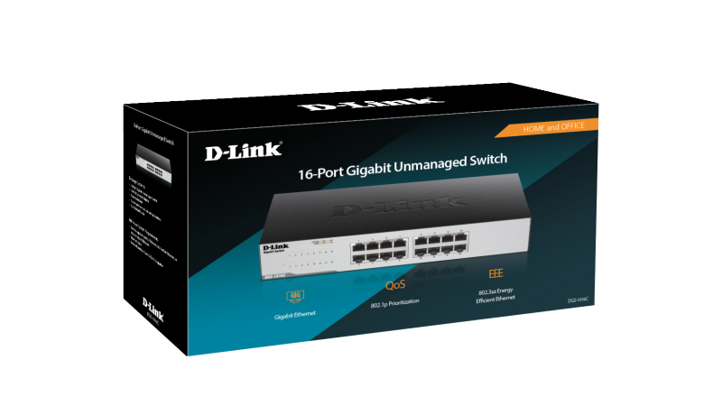 16-Port Unmanaged Gigabit Switch | D-Link